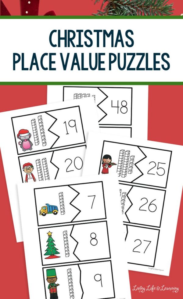 Christmas Place Value Puzzles
