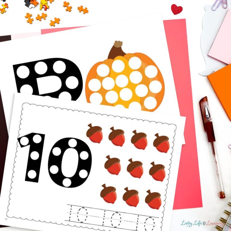 Little Learners Print & Go Activity Kit: Fall