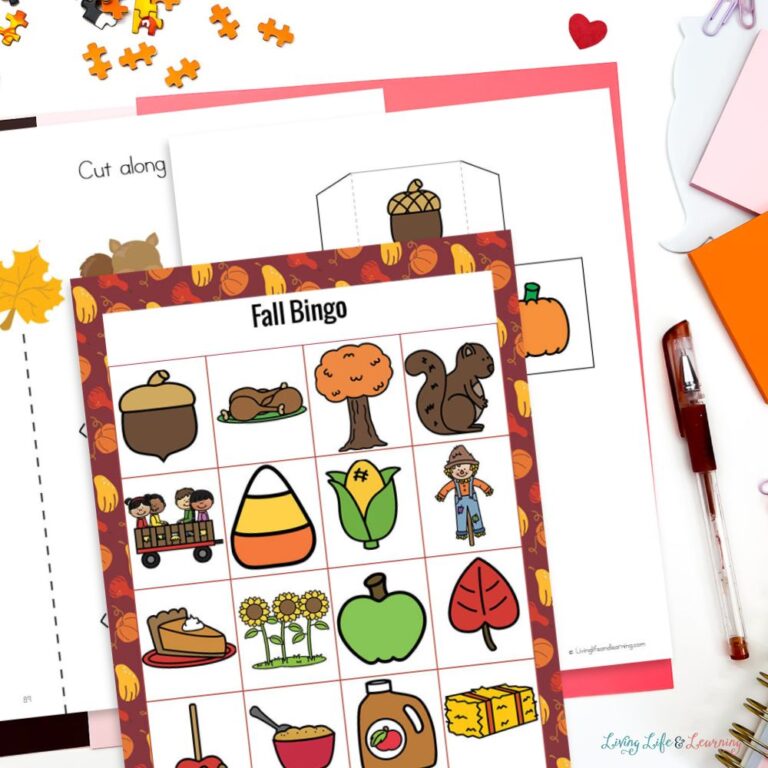 Little Learners Print & Go Activity Kit: Fall