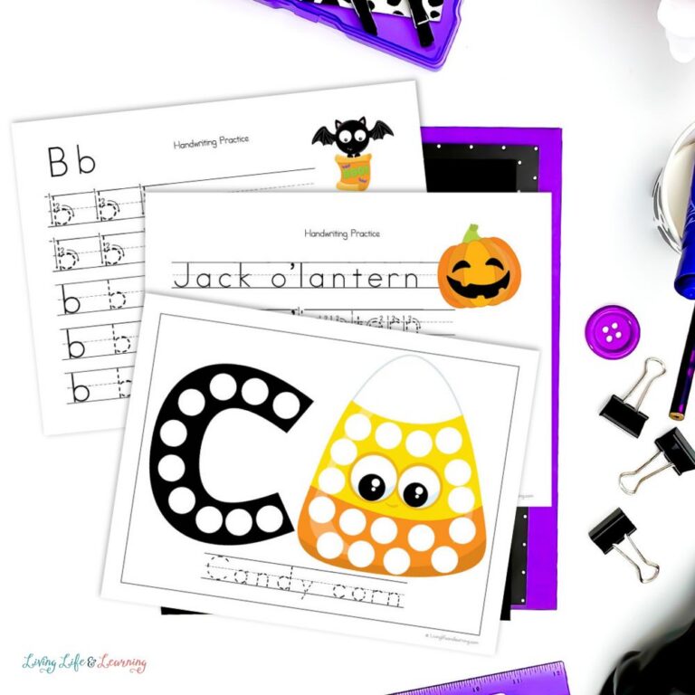 Little Learners Print & Go Activity Kit: Halloween