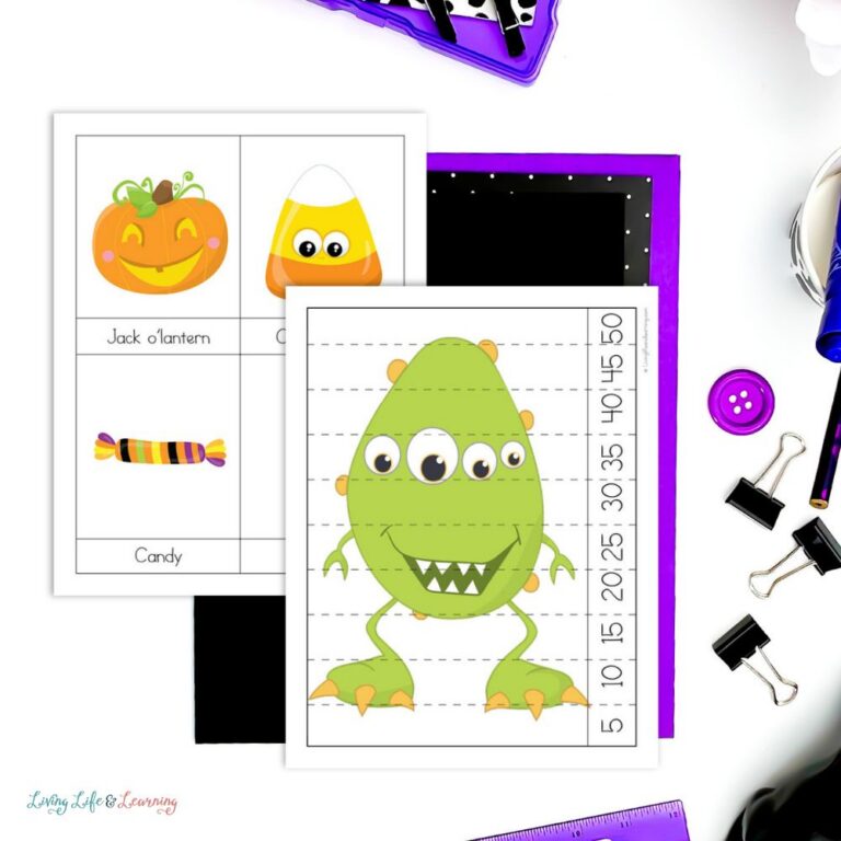 Little Learners Print & Go Activity Kit: Halloween