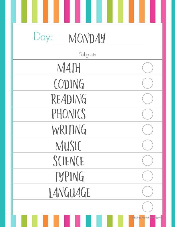 A Relaxed 3rd Grade Homeschool Schedule A Relaxed 3rd Grade Homeschool Schedule
