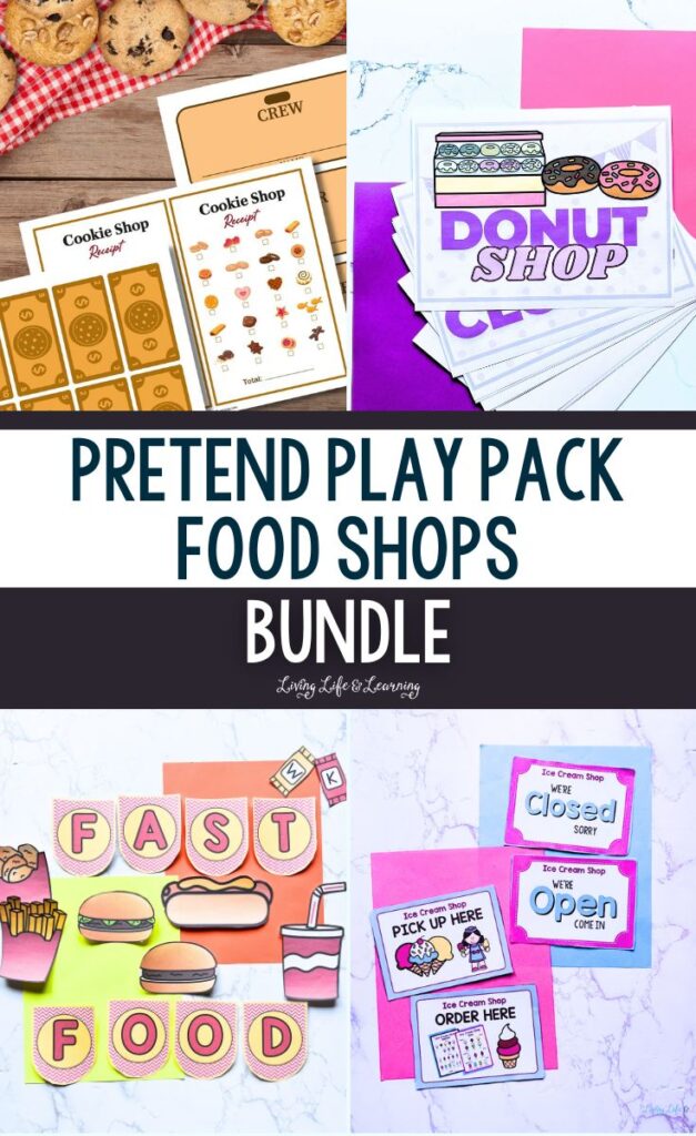 Pretend Play Pack Bundle: Food Shops