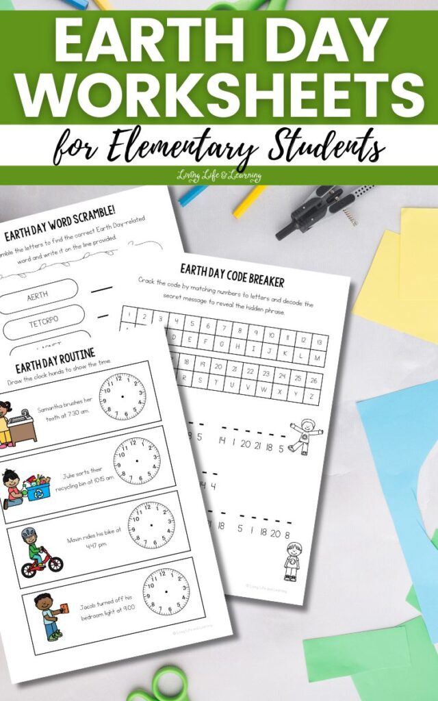 Earth Day Worksheets for Elementary Students