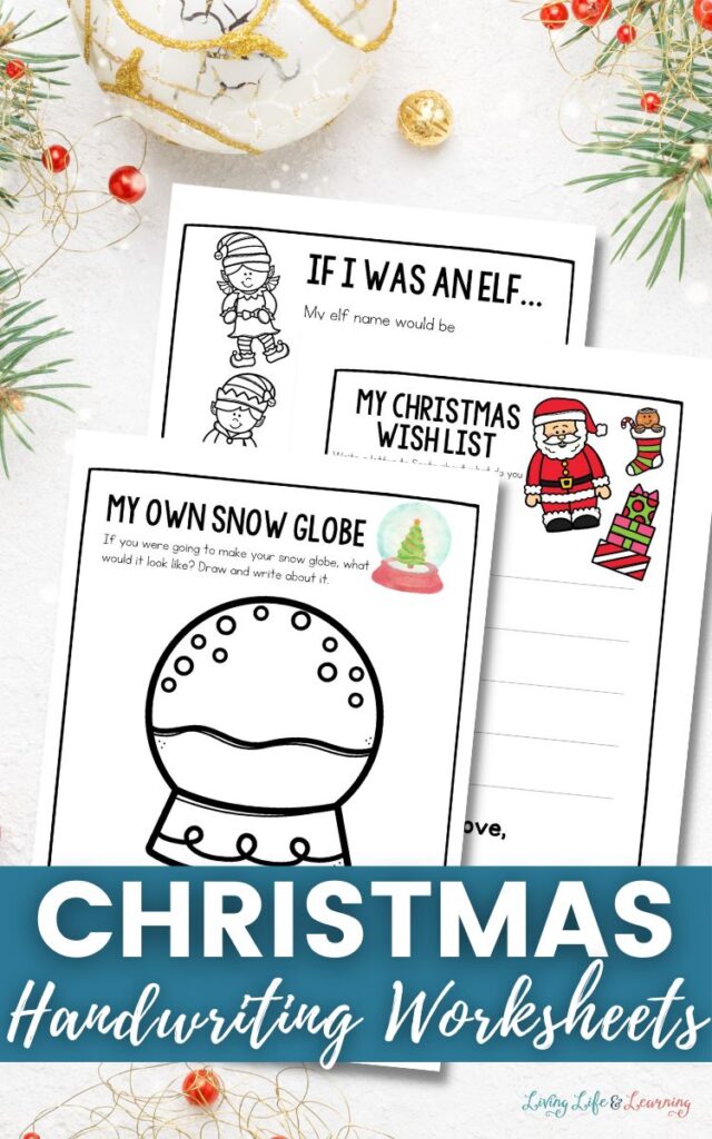 Christmas Handwriting Worksheets