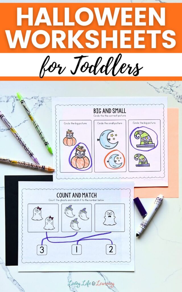 Halloween Worksheets for Toddlers