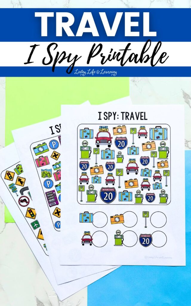 Travel I Spy Printable