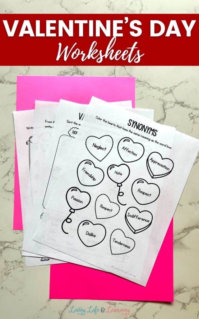 Valentine’s Day Worksheets