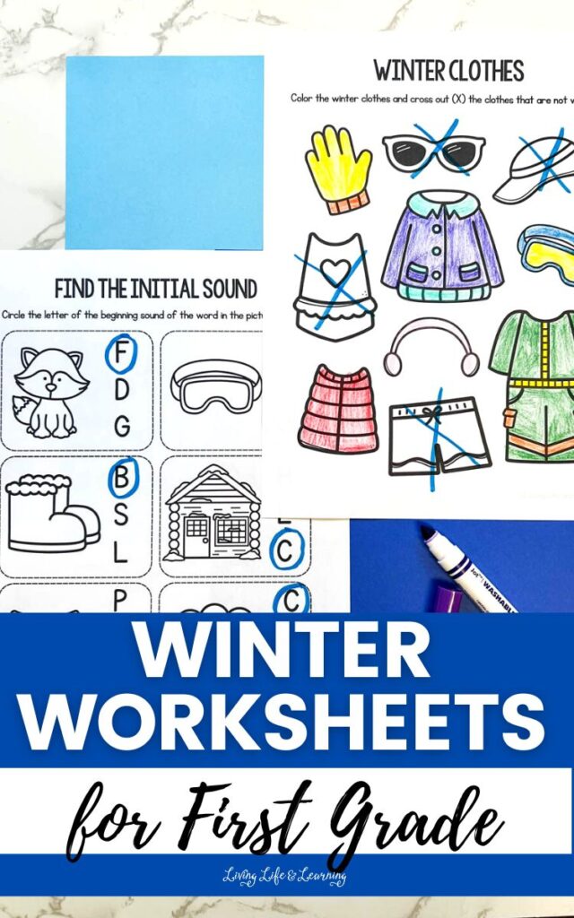 Winter Worksheets for Preschool