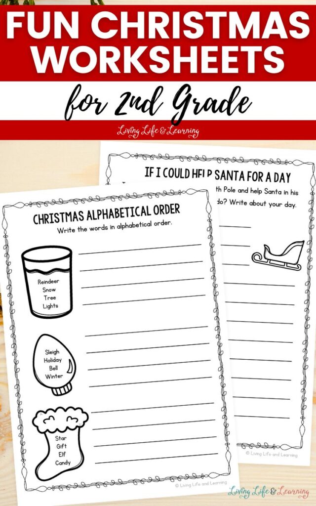 Fun Christmas Worksheets for 2nd Grade