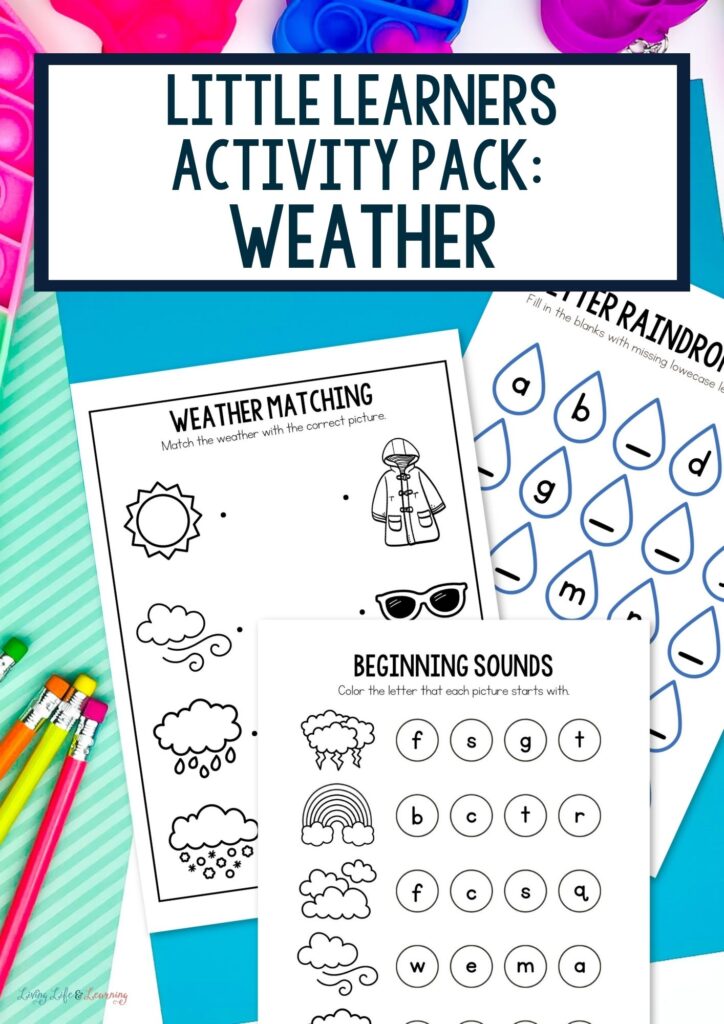 Little Learners Activity Pack Weather