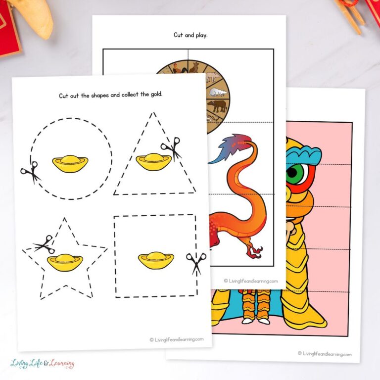 Little Learners Print & Go Activity Kit: Lunar New Year