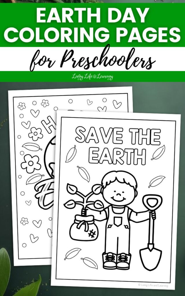 Earth Day Coloring Pages for Preschoolers