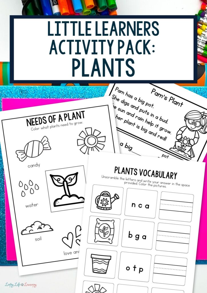 Little Learners Activity Pack: Plants