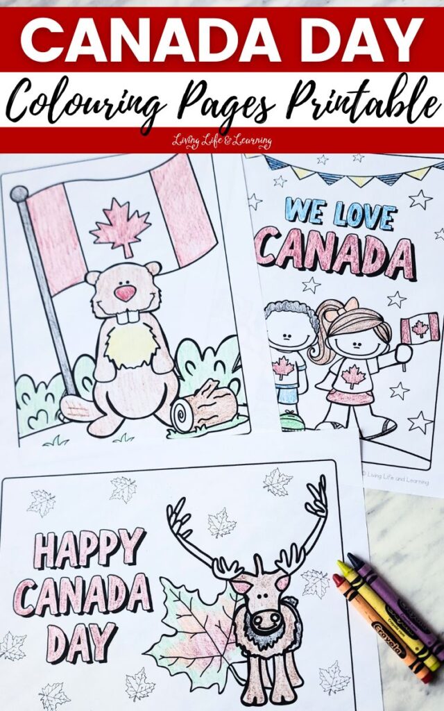 Canada Day Colouring Pages Printable