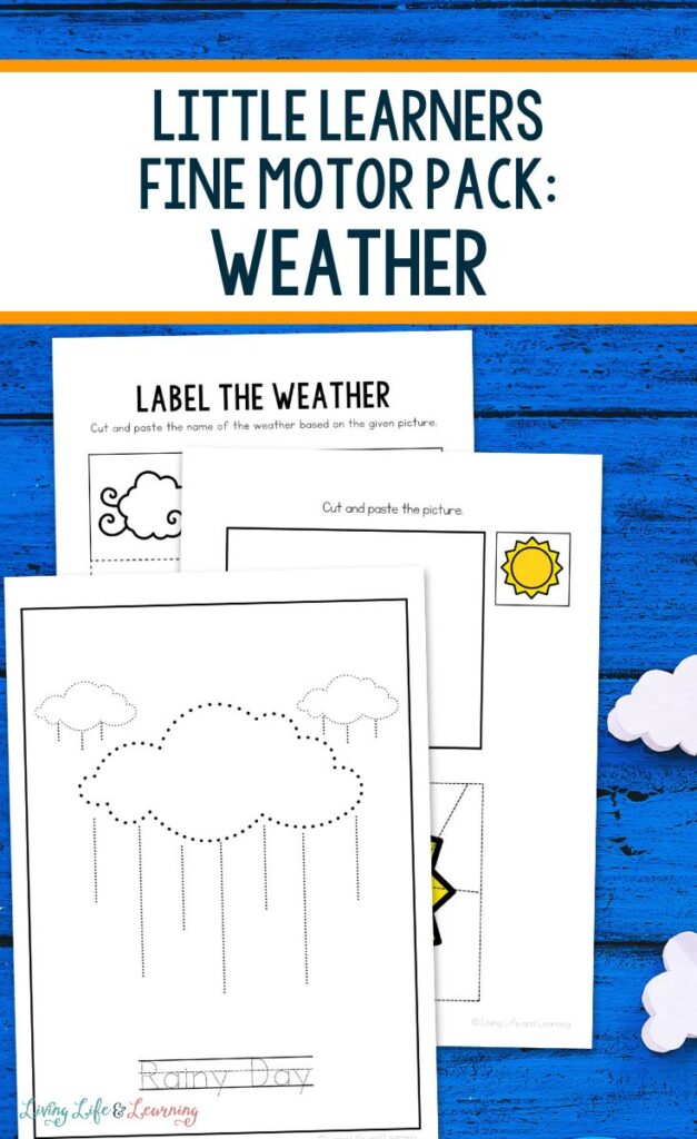 Little Learners Fine Motor Pack: Weather