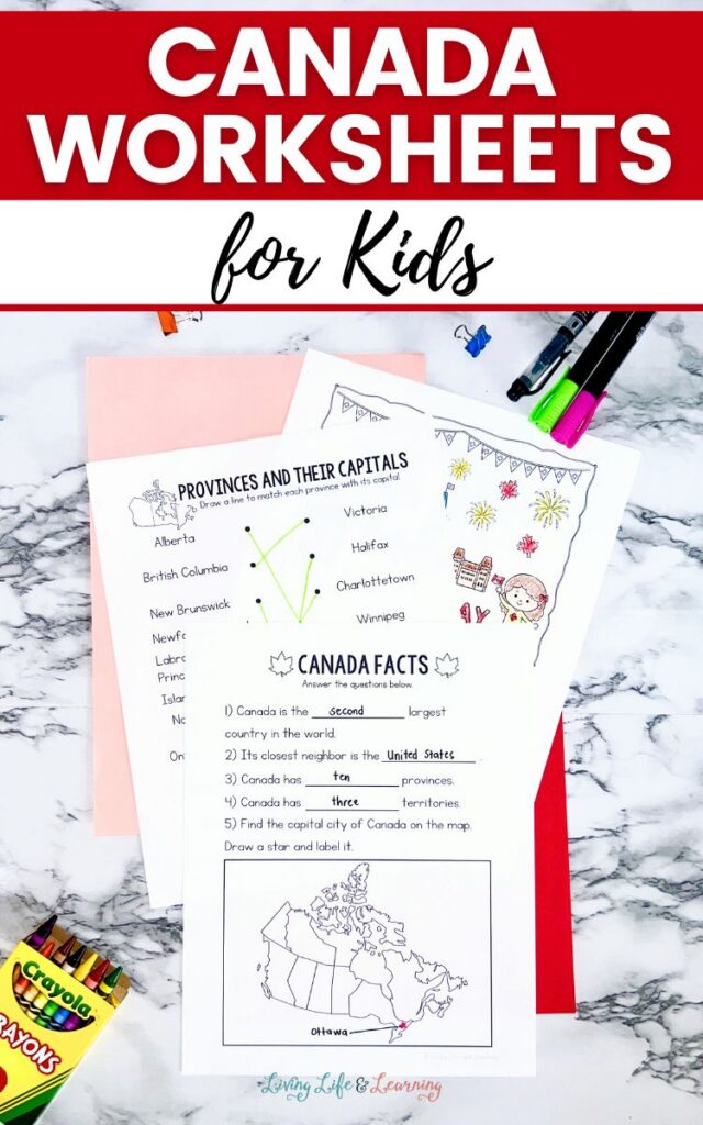Canada Worksheets for Kids