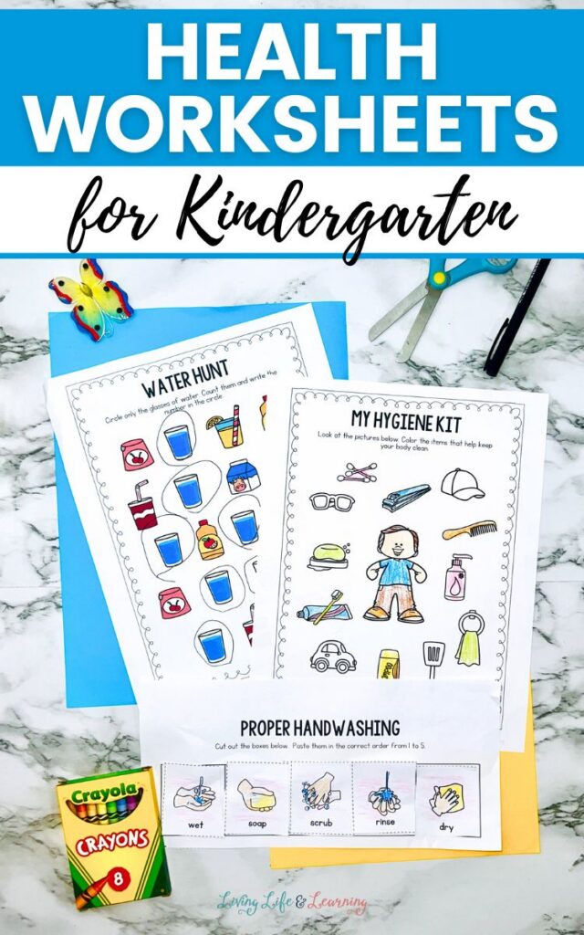 Health Worksheets for Kindergarten