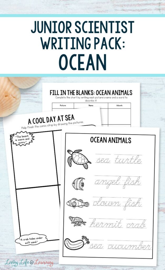 Junior Scientist Writing Pack: Ocean