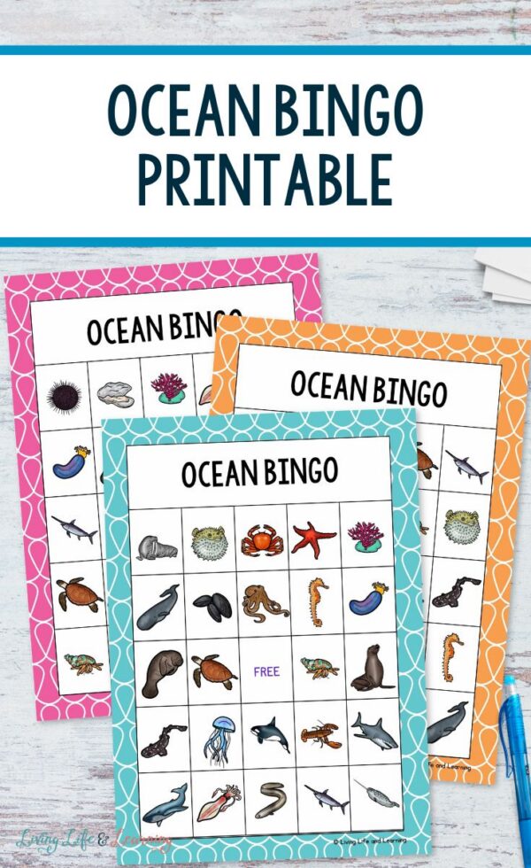 Ocean Bingo Printable