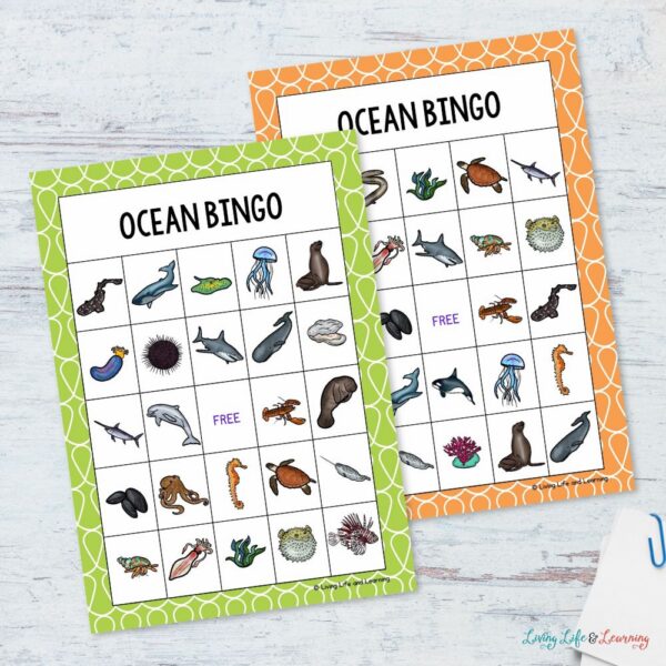 Ocean Bingo Printable