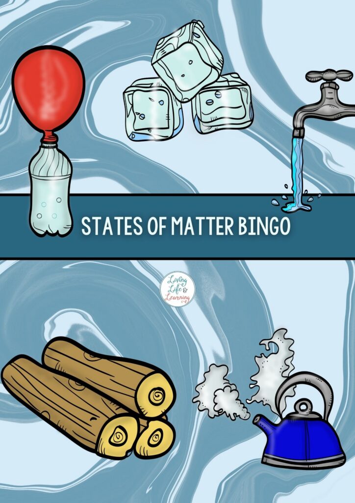 States of Matter Bingo Printable
