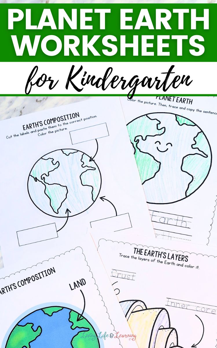 Planet Earth Worksheets for Kindergarten