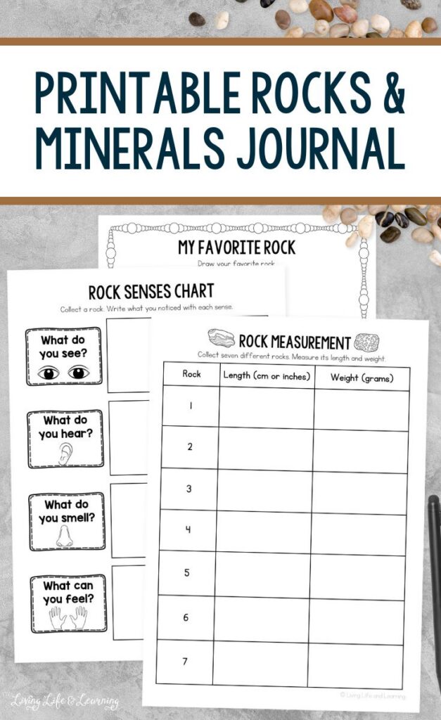 Printable Rocks & Minerals Journal