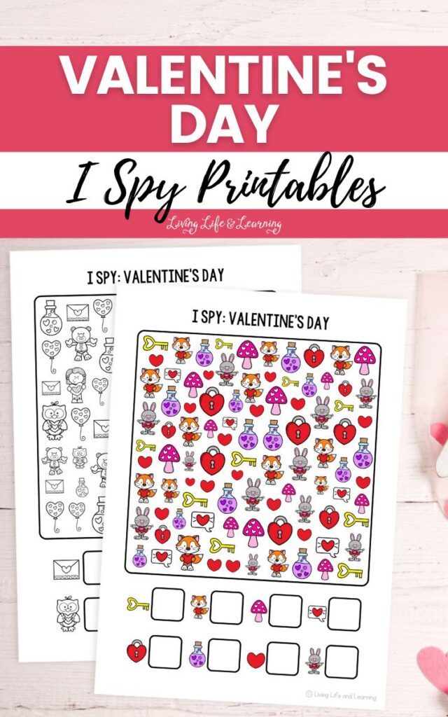 Valentine's Day I Spy Printables