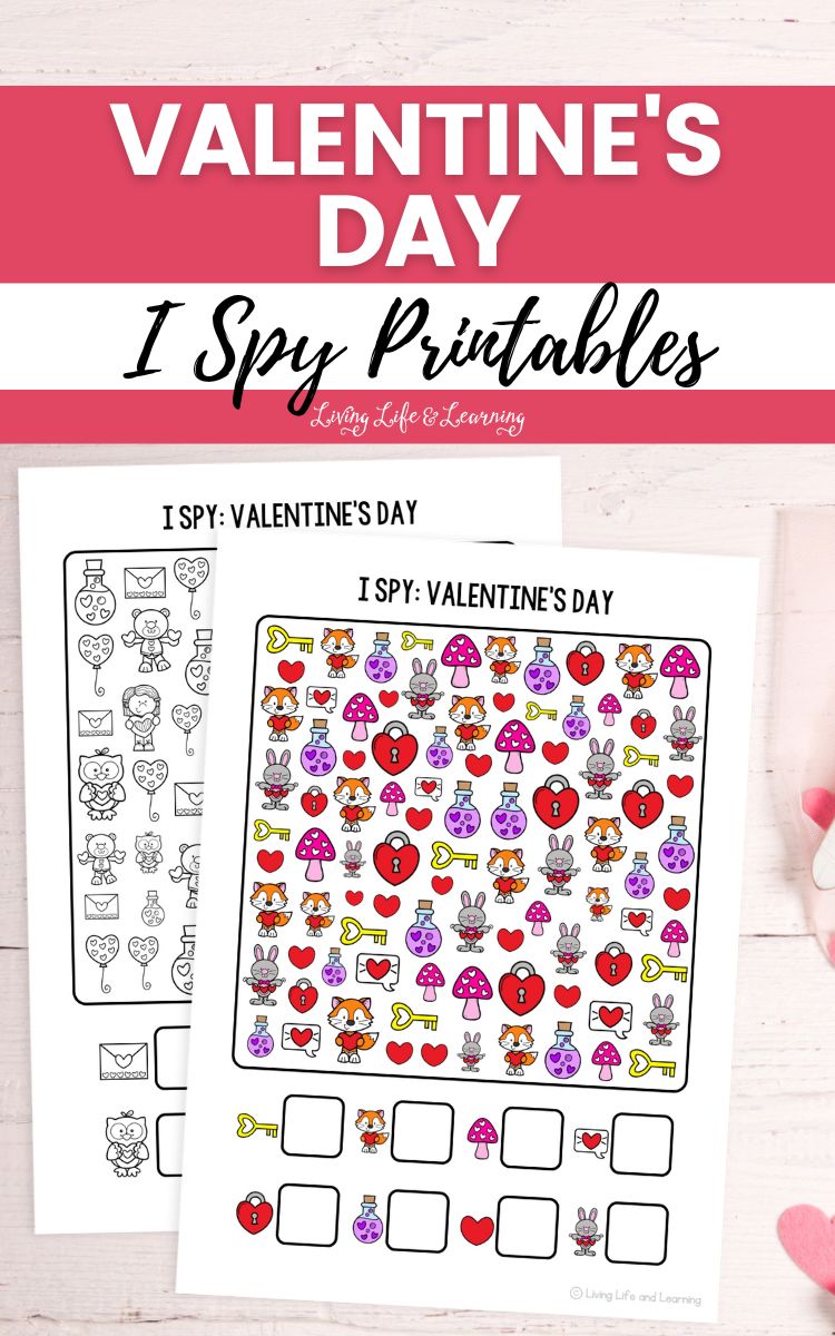 Valentine's Day I Spy Printables
