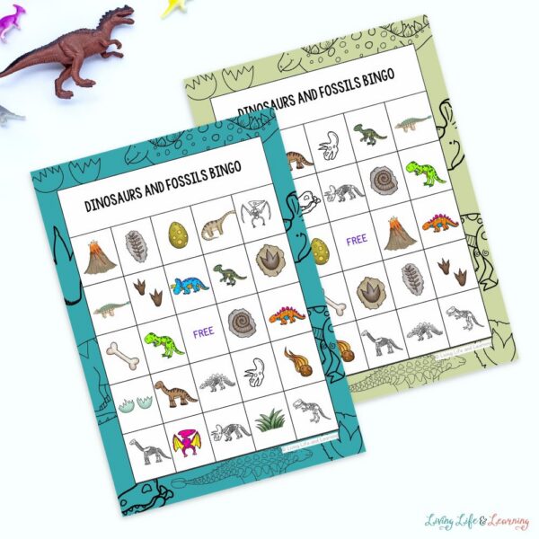 Dinosaurs & Fossils Bingo Printables