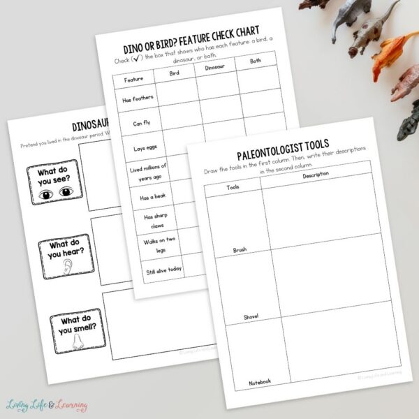 Printable Dinosaurs & Fossils Research Journal