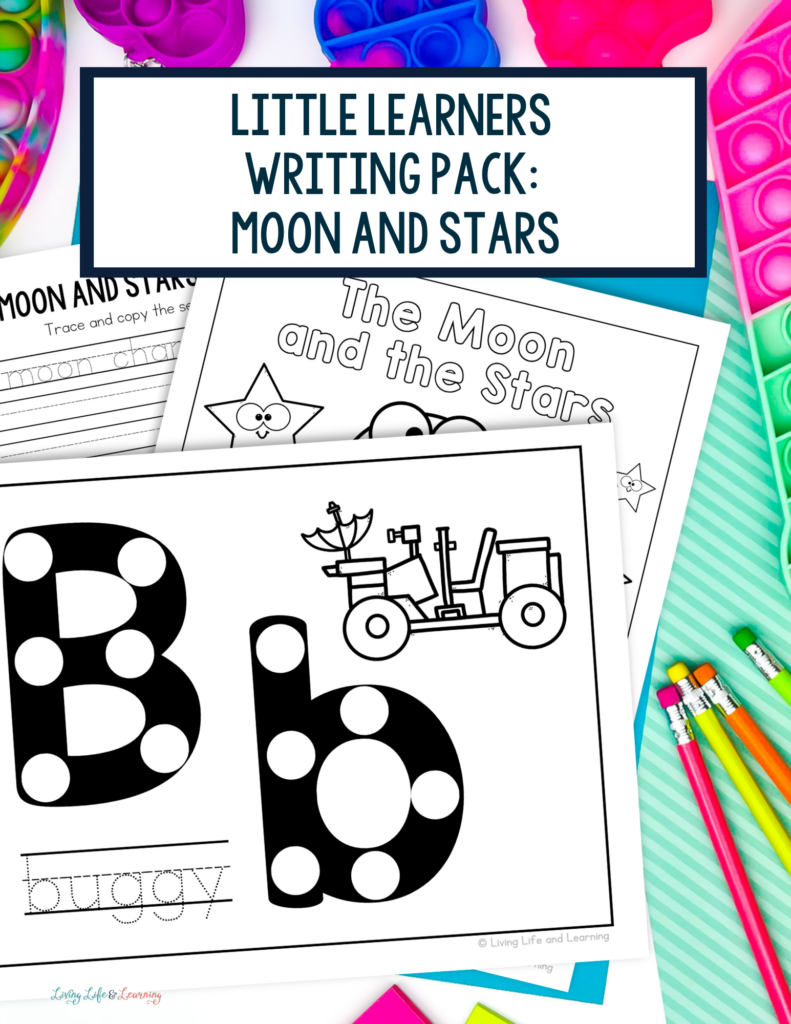 Little Learners Writing Pack: Moon & Stars
