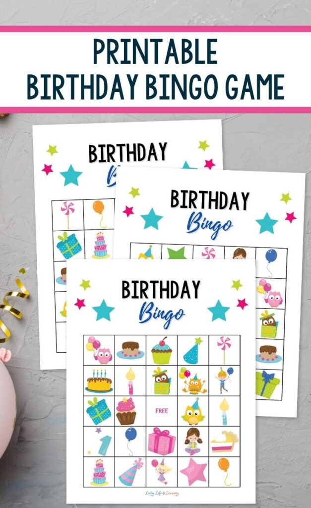 Printable Birthday Bingo Game